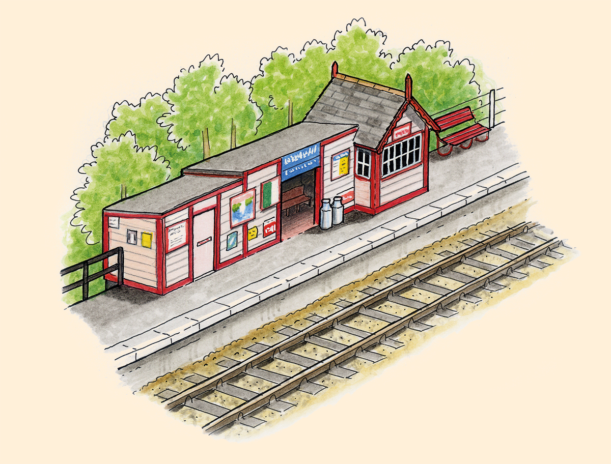 Wootton Edwardian Station - Isle of Wight Steam Railway