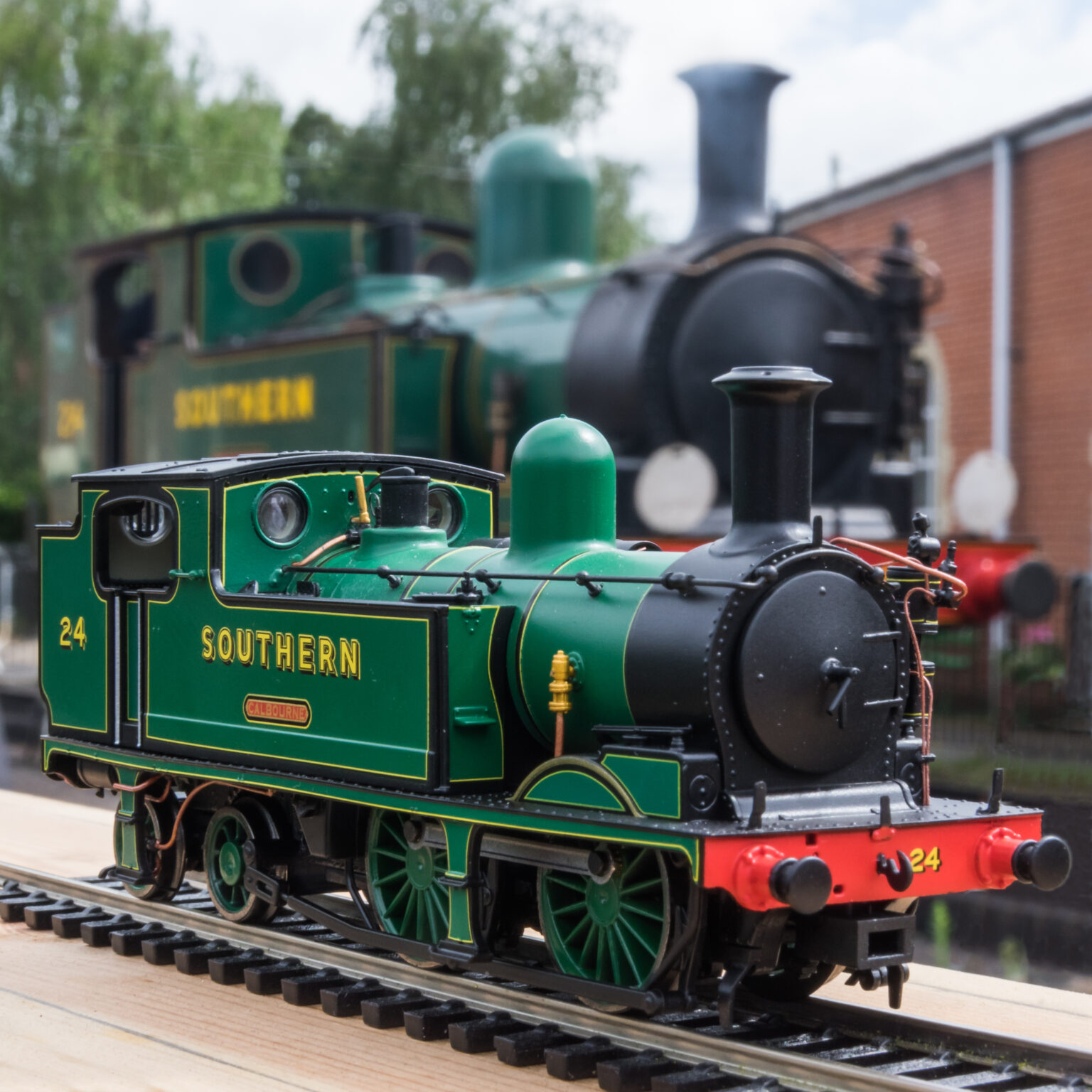 Models of W24 Calbourne - Isle of Wight Steam Railway
